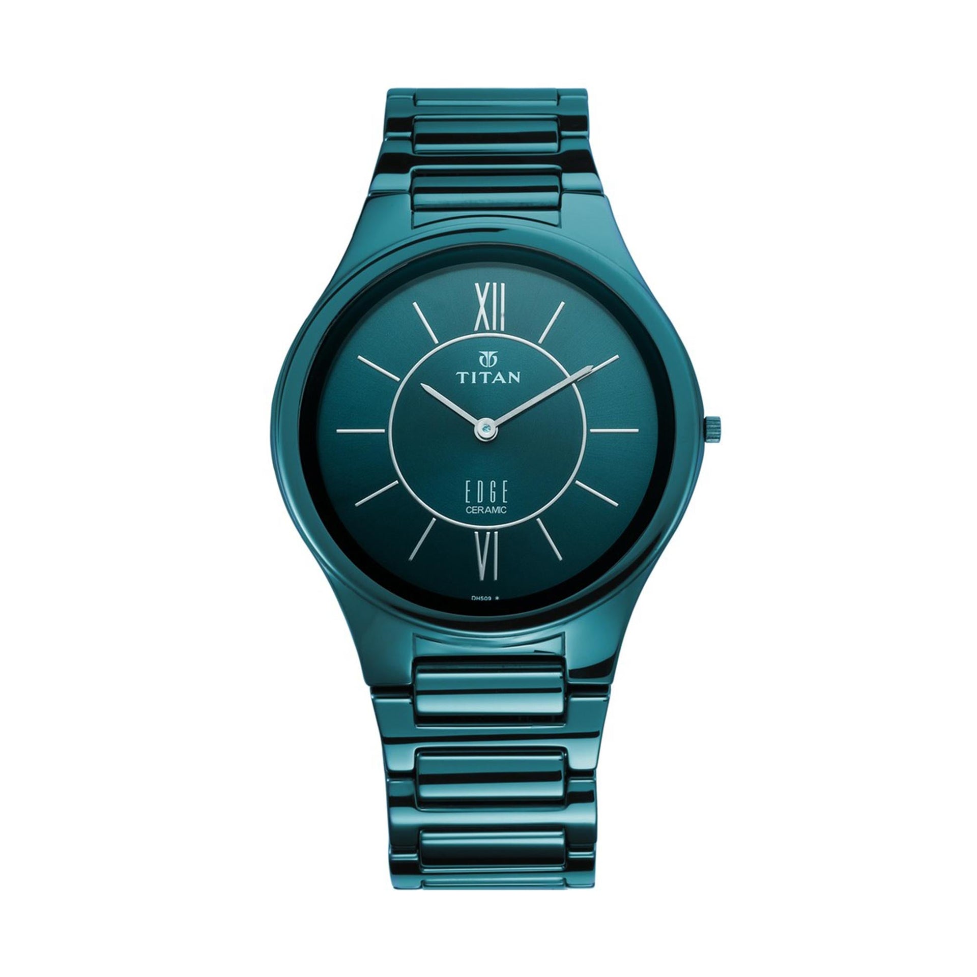 Titan Edge Ceramic Blue Dial Analog Ceramic Strap watch for Men – Titan ...