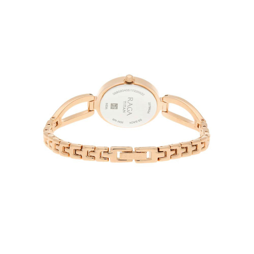 Titan Raga Viva Rose Gold Dial Women Watch With Metal Strap – Titan World