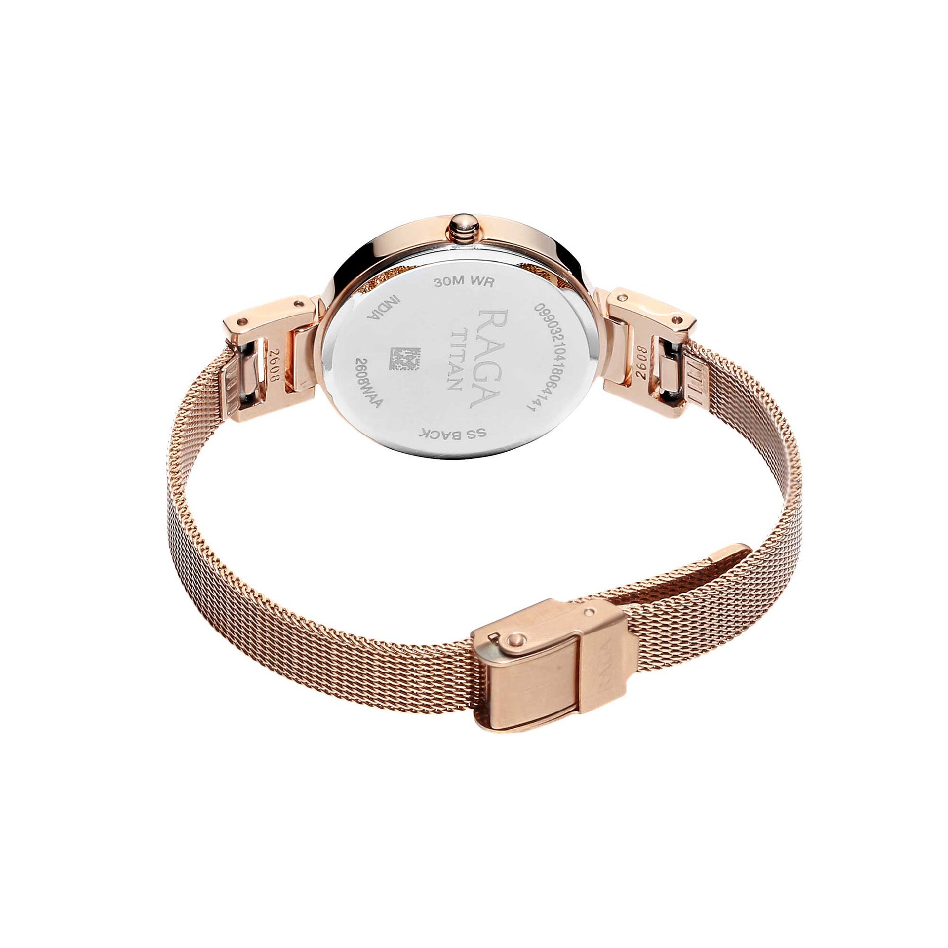 Titan Raga Viva Anthracite Dial Women Watch With Metal Strap – Titan World