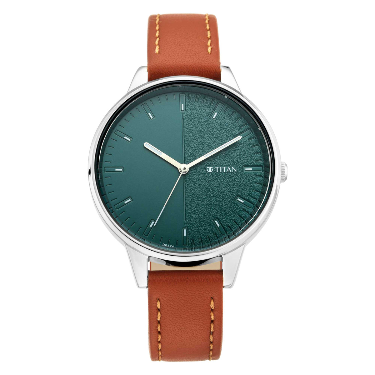 Titan Workwear Green Dial Women Watch With Leather Strap – Titan World