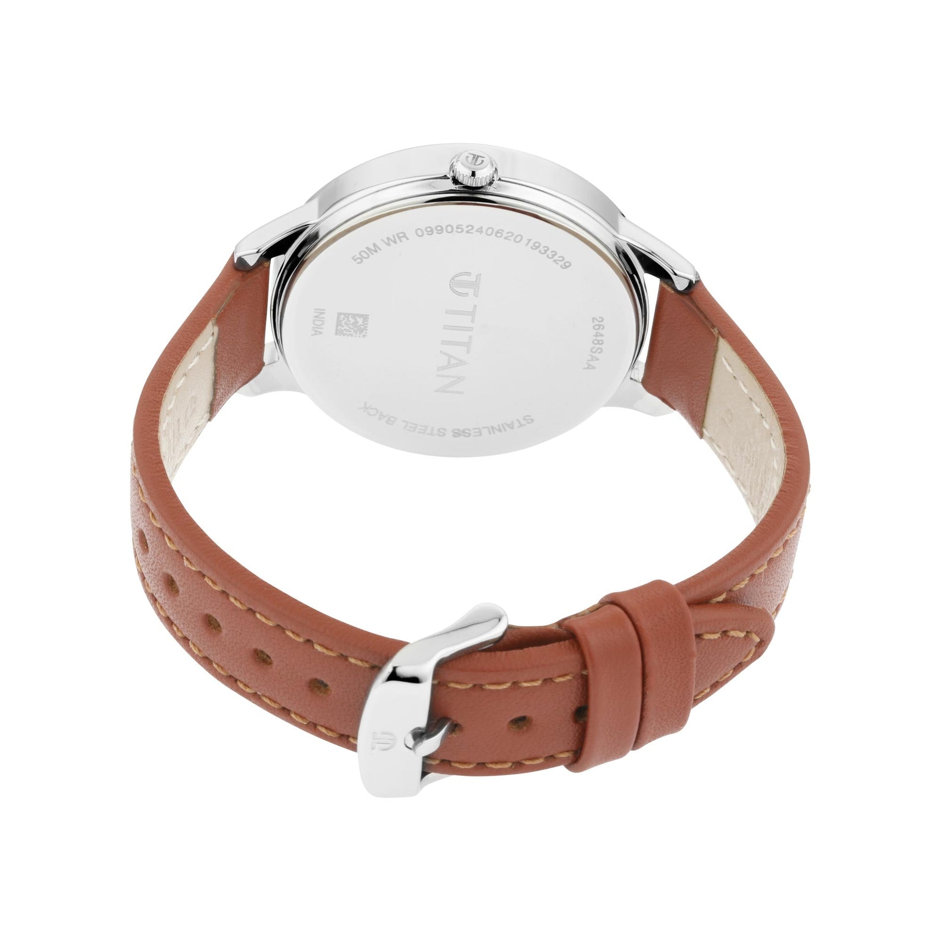 Titan Workwear Green Dial Women Watch With Leather Strap – Titan World