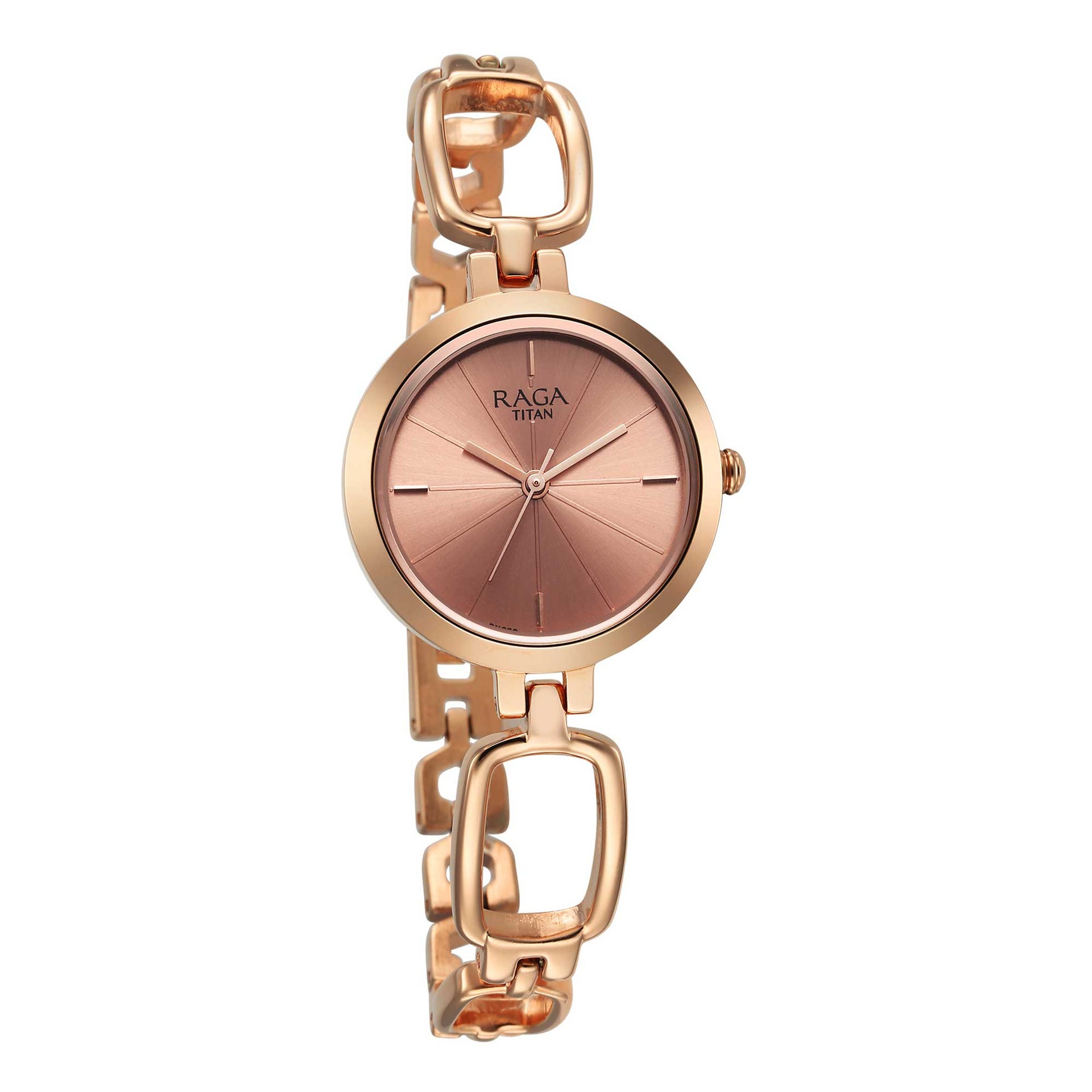 Titan Raga Rose Gold Dial Watch for Women – Titan World