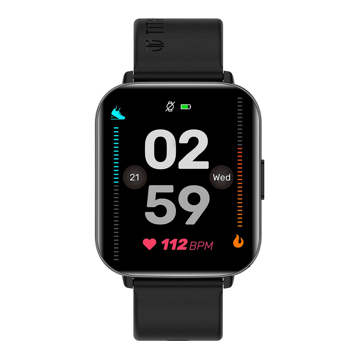 Titan Smart 2 Black Dial Smart Silicone Strap Watch for Unisex – Titan ...