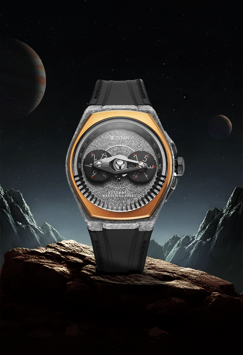 Titan Stellar Wandering Hour Limited Edition Automatic watch – Titan World